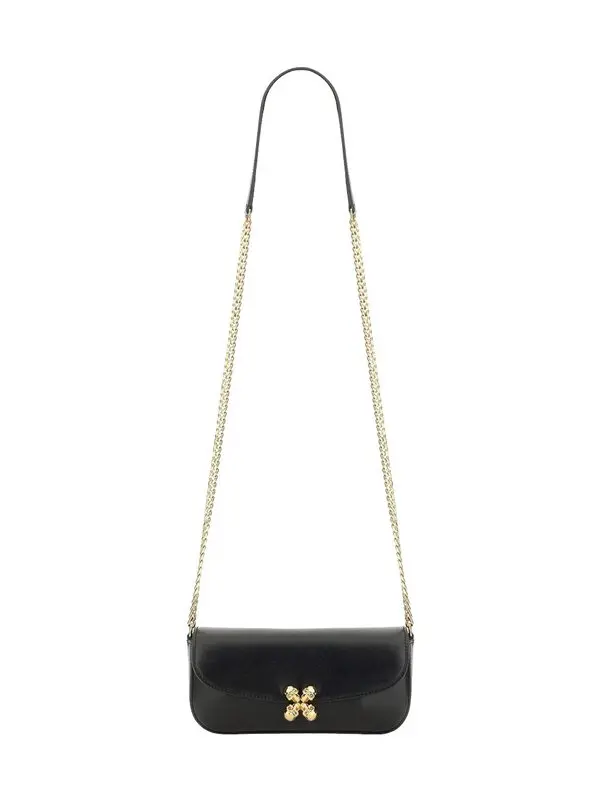 Alexander McQueen Small Skull Flower Bag - Black
