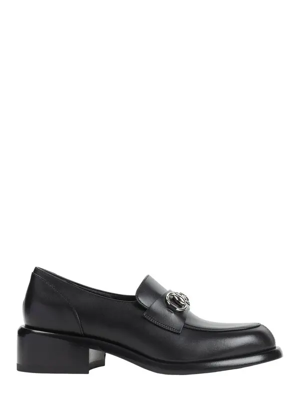 Gucci Savoy Loafers In Calf Leather With Silver-toned Horsebit Detail - Black