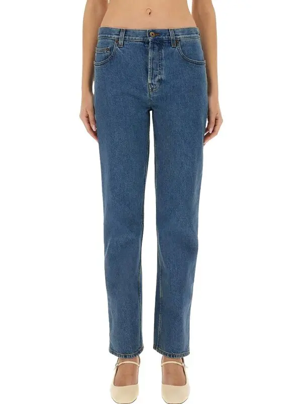 Burberry Straight Fit Jeans - Blue