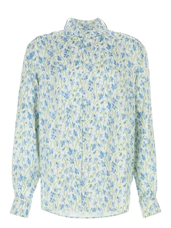 Loewe Printed Satin Shirt - Multicolor