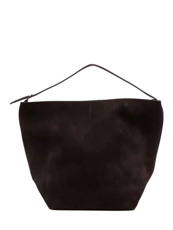 TOTEME Belted Suede Leather Tote - Multicolor