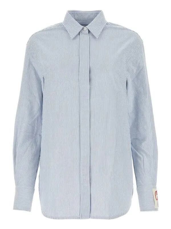 GOLDEN GOOSE Embroidered Cotton Batilda Shirt - Multicolor