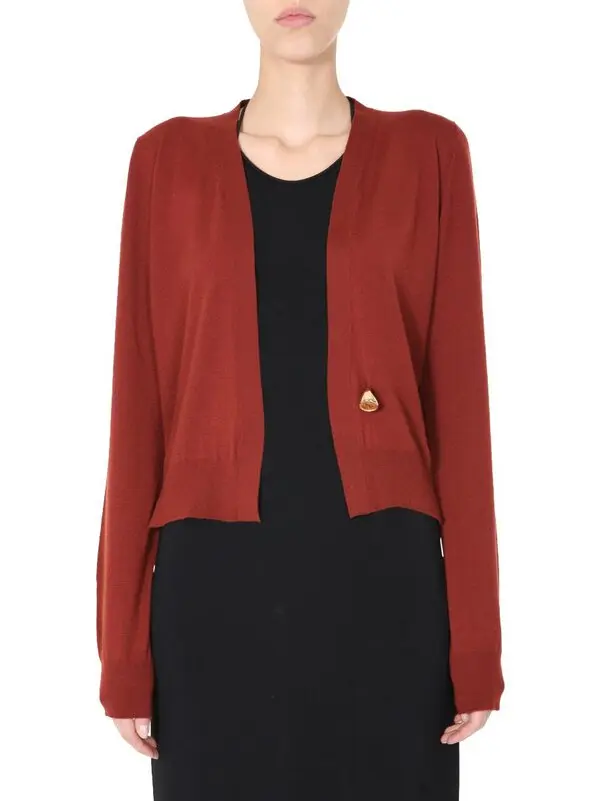 Bottega Veneta V-neck Cardigan - Orange