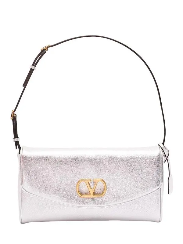 Valentino Garavani Lambskin De-vain Clutch - Multicolor