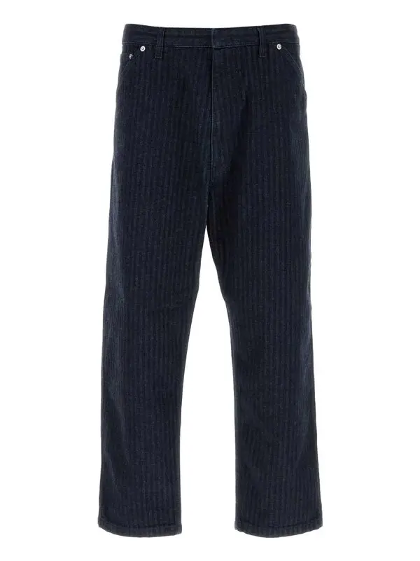 Prada Embroidered Denim Jeans - Multicolor