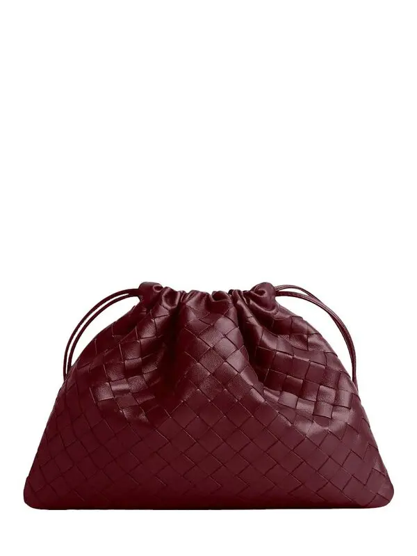 Bottega Veneta Pochette" Calfskin Drawstring Shoulder Bag - Multicolor