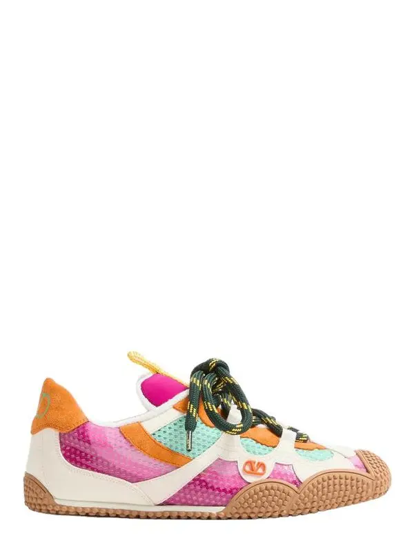 Valentino Garavani Amphibia Sneakers With Vlogo Signature - Pink