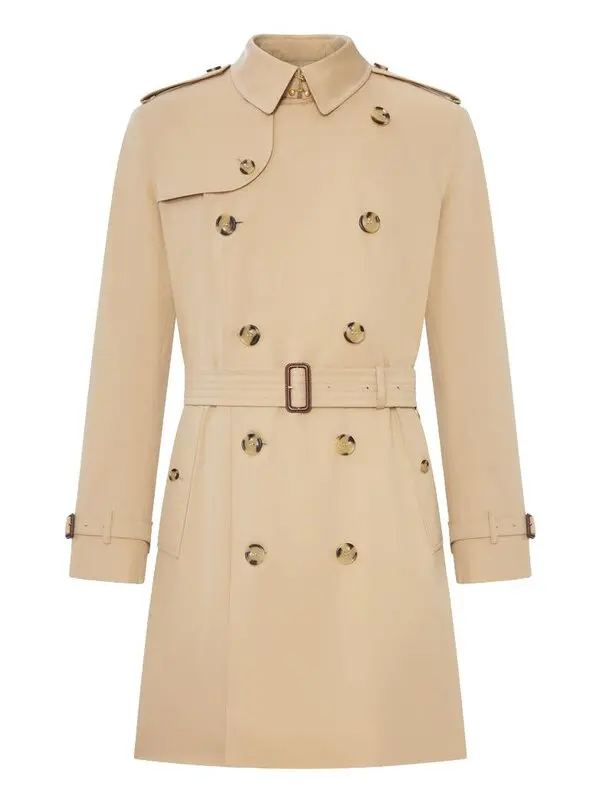 Burberry Kensington Heritage Mid-length Trench Coat - Multicolor