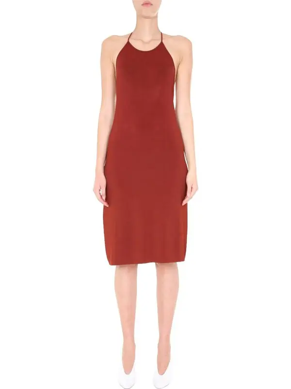 Bottega Veneta Jersey Dress - Orange