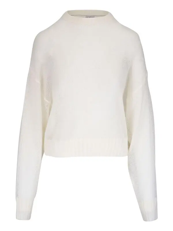 Brunello Cucinelli Wool Crewneck Jumper - Multicolor