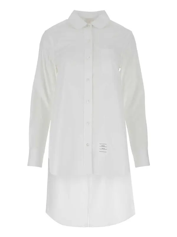 Thom Browne Oversize Poplin Shirt - White