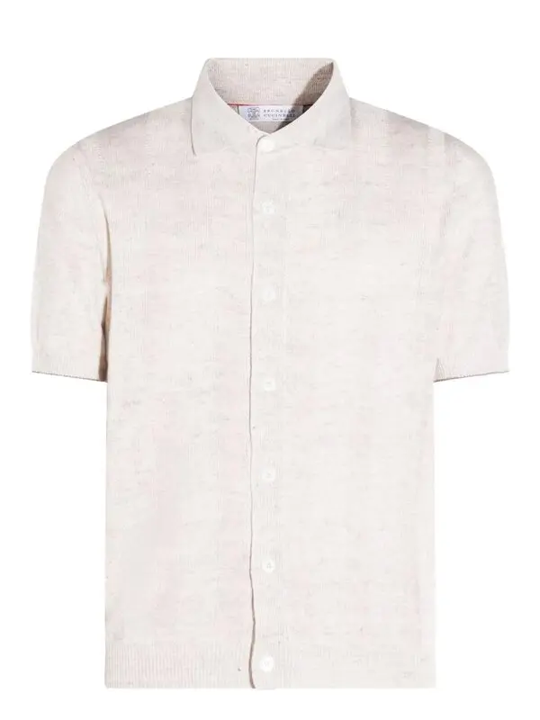 Brunello Cucinelli Linen And Cotton Blend Cardigan - Multicolor