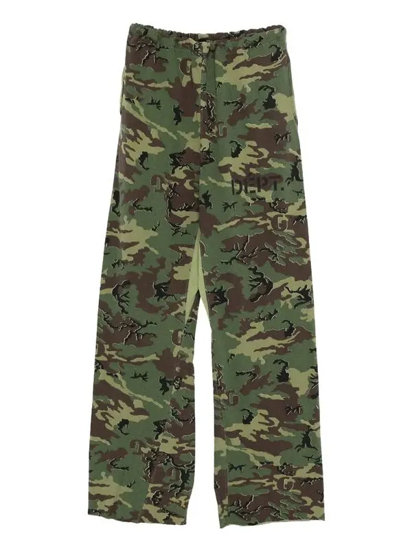 GALLERY DEPT. Camouflage Pattern Track Trousers - Green