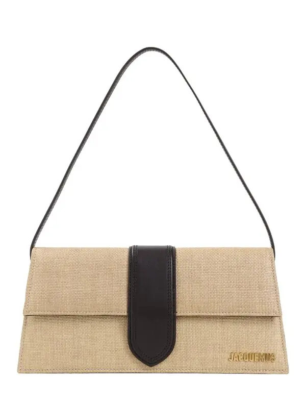 Jacquemus Le Bambino Long Raffia Handbag - Brown
