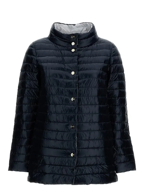 Herno Reversible A-shape Quilted Jacket - Multicolor