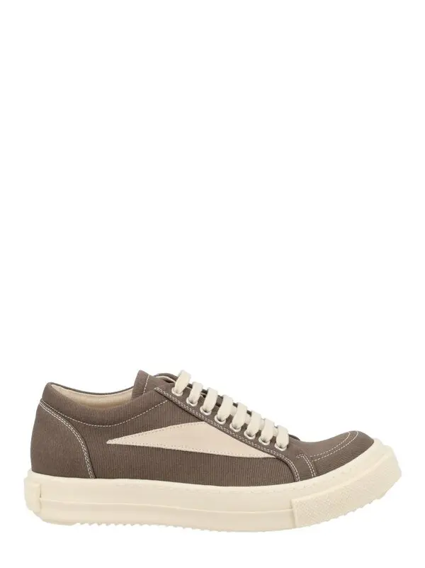 Rick Owens Vintage Canvas Lace-up Sneakers - Gray