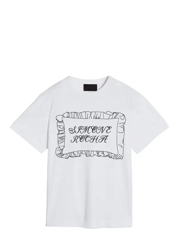 Simone Rocha Short-sleeved T-shirt With Pillowcase Logo Print - Multicolor