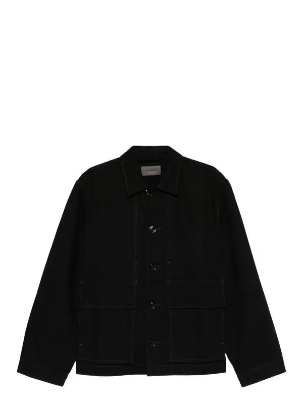 LEMAIRE Black Denim Cotton Jacket - Multicolor