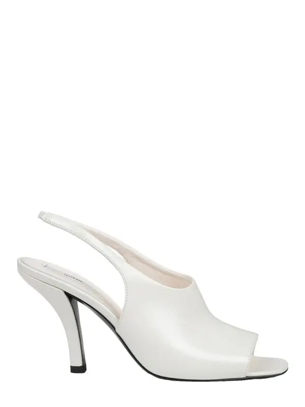 TOTEME Sandalo Contour Slingback Heels - White