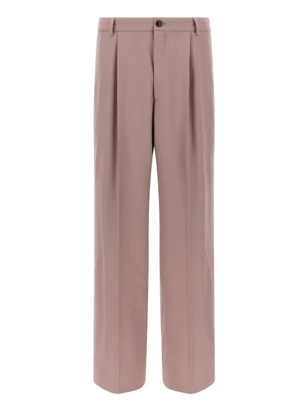 Dries Van Noten Penrud" Wool Pants - Pink