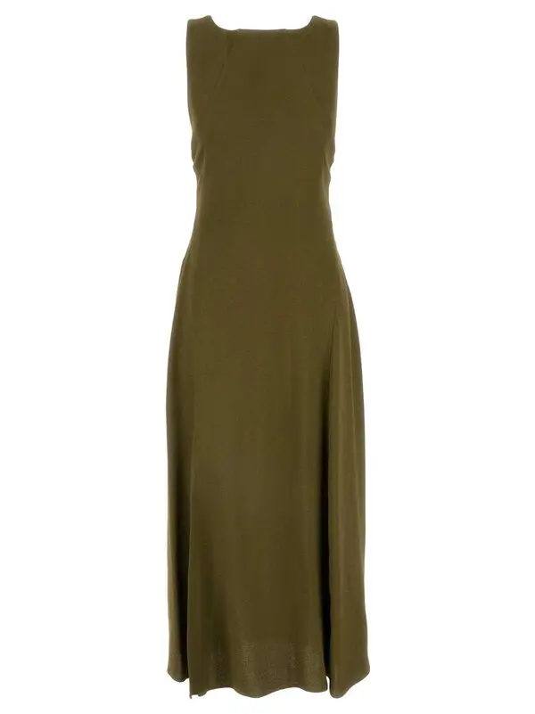 Fendi Viscose And Silk Dress - Green