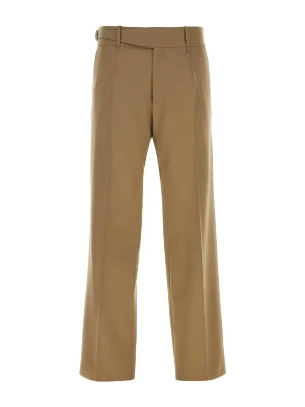 Dolce & Gabbana Stretch Wool Trousers - Brown