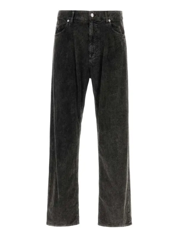 Dolce & Gabbana Stretch Corduroy Trousers - Gray