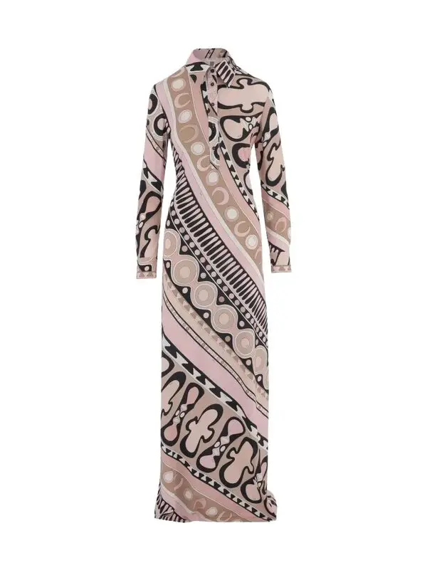 Emilio Pucci Printed Viscose Dress - Multicolor