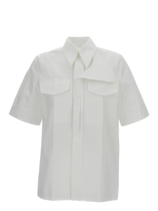 Bottega Veneta Compact Cotton Toile Shirt - Multicolor