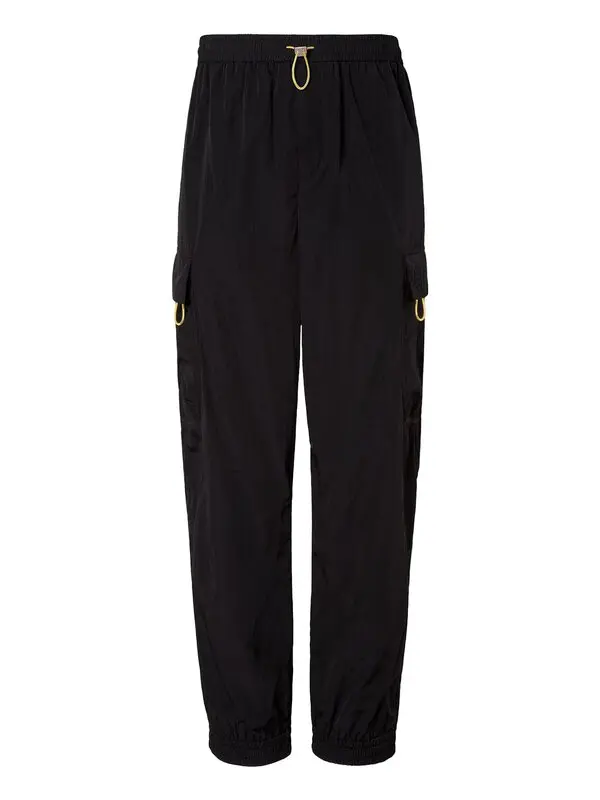 Fendi Cargo Nylon Trousers Black - Multicolor