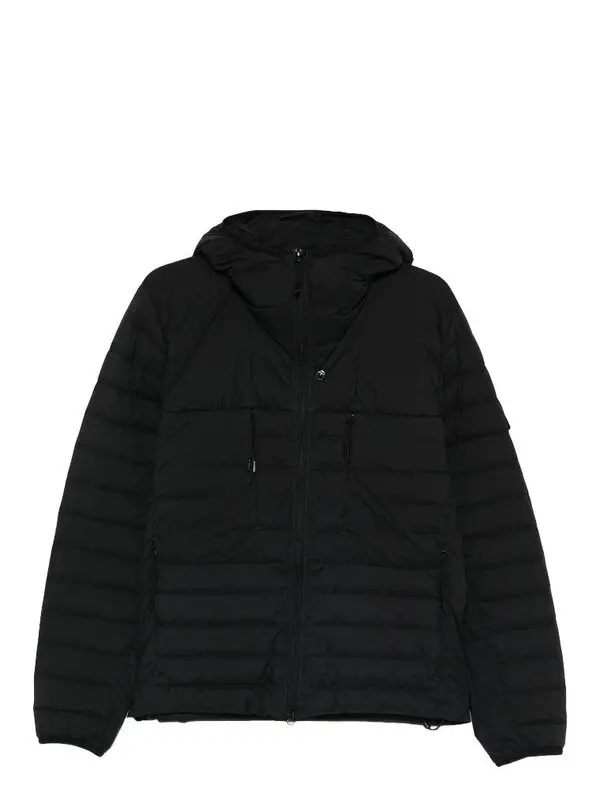 Stone Island Padded Hooded Jacket - Black