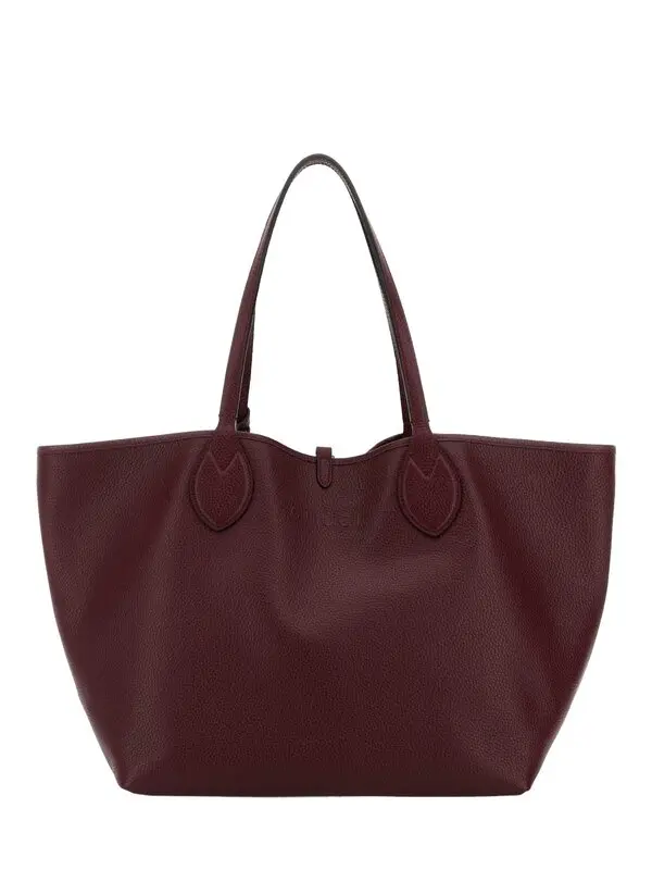 Gucci Leather Reversible Shopping Bag - Red