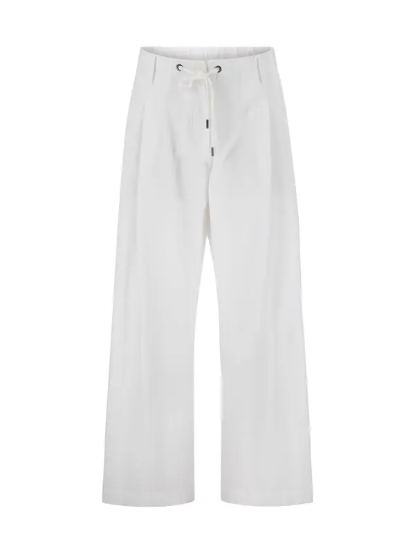 Brunello Cucinelli Interlock Couture Trousers - White