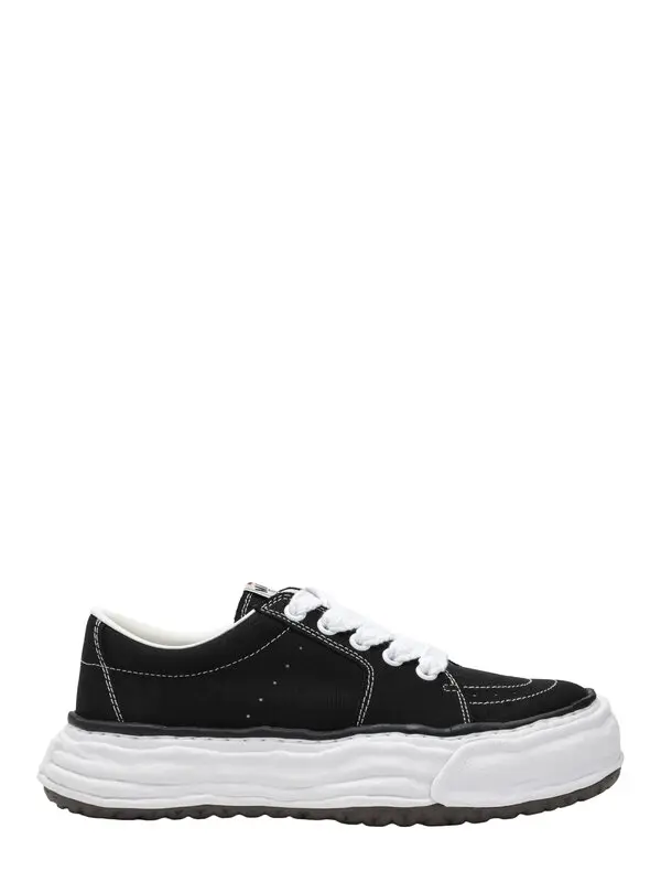Mihara Yasuhiro Canvas Low Top Sneakers - Black