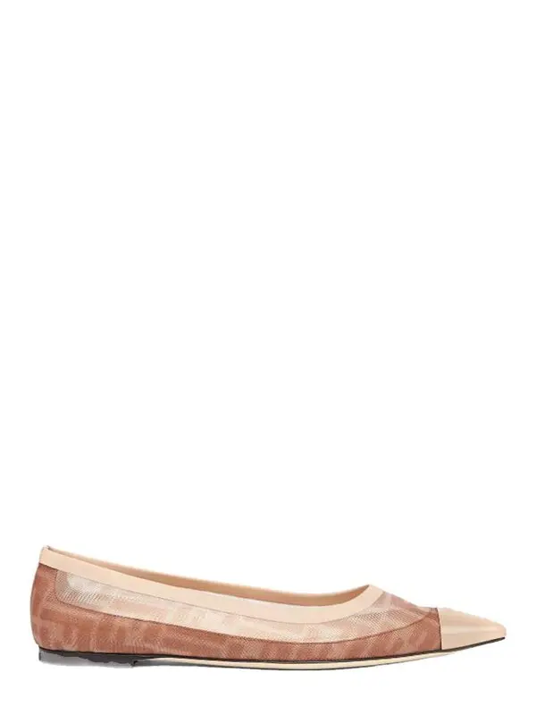 Fendi Mesh Colibrì Ballet Flats - Multicolor