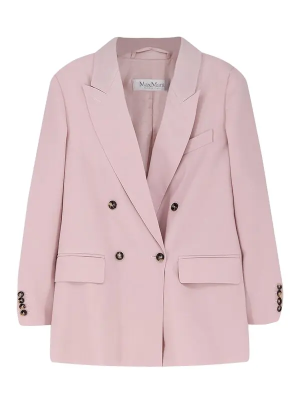 Max Mara Ombrosa Blazer In Wool, Mohair, And Silk Blend - Multicolor