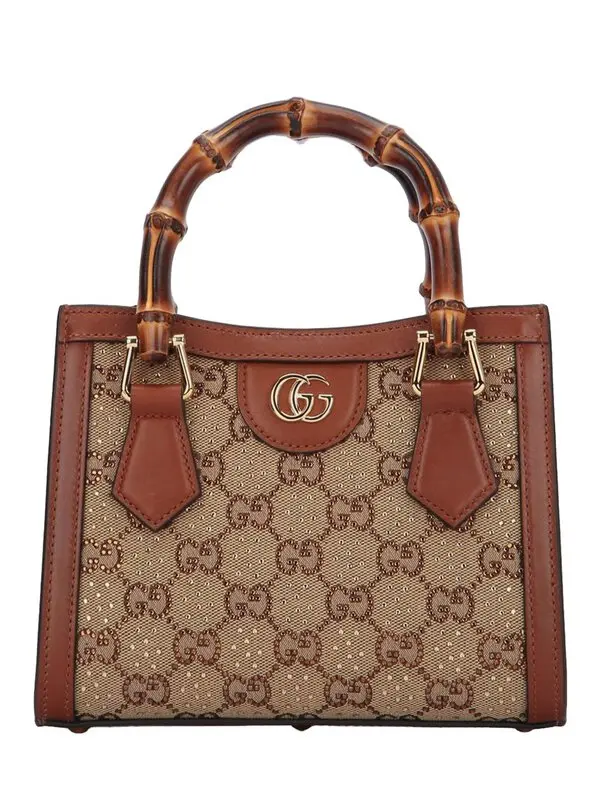 Gucci Bamboo Handle Mini Bag - Cream