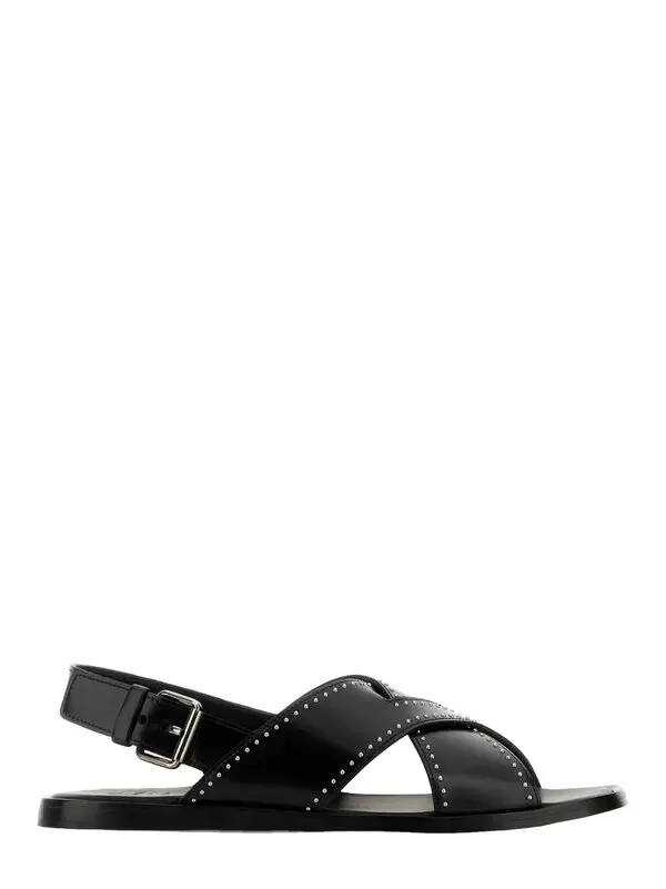 Church's Leather Strappy Sandals - Black