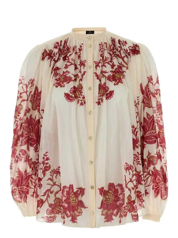 Etro Printed Cotton Blouse - Multicolor