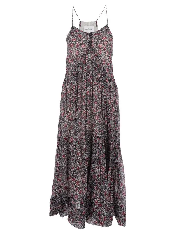 Isabel Marant Étoile Sabba Long Dress - Multicolor