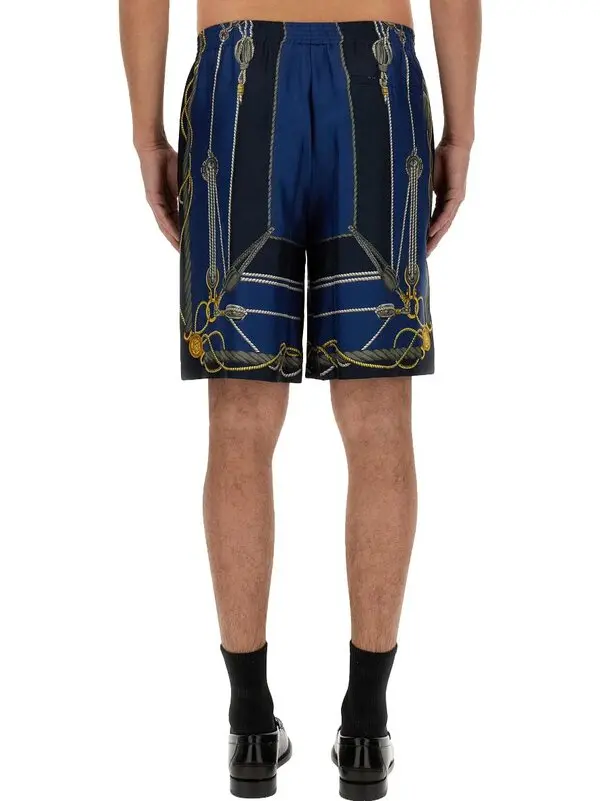 Versace Twill Bermuda Shorts - Multicolor