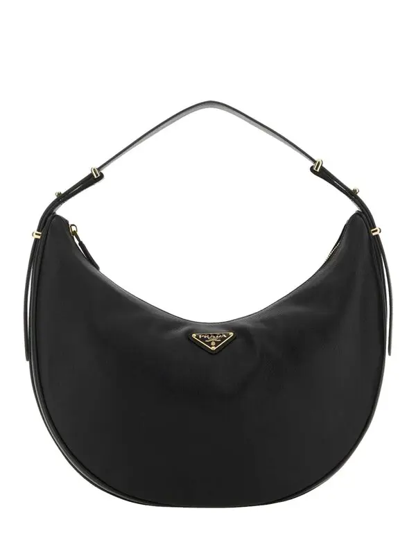 Prada Vitello Shoulder Bag - Black