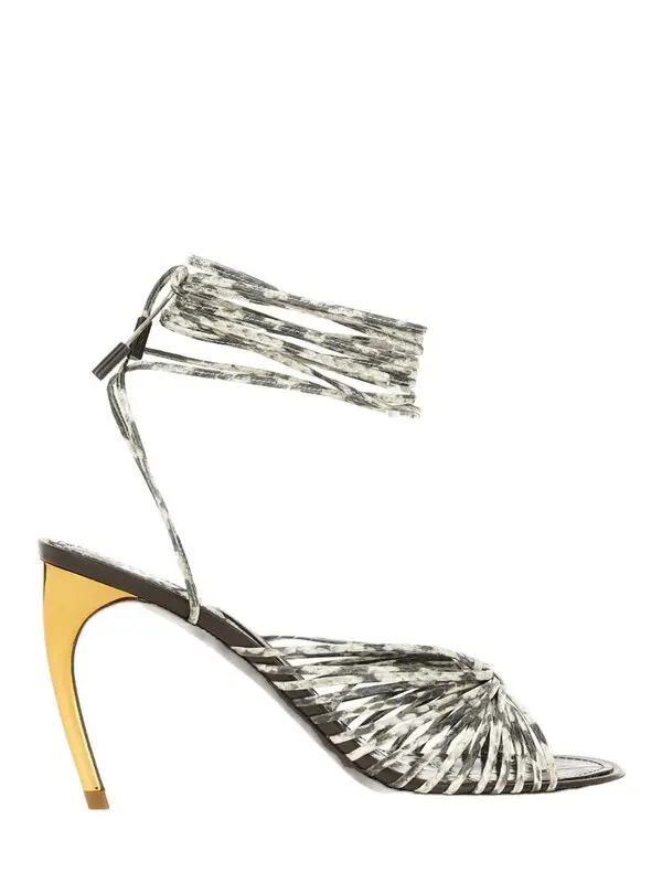 FERRAGAMO Leather Sandal - Multicolor