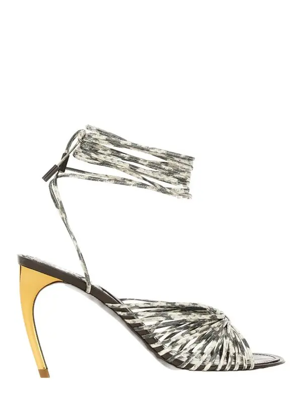 FERRAGAMO Leather Sandal - Multicolor