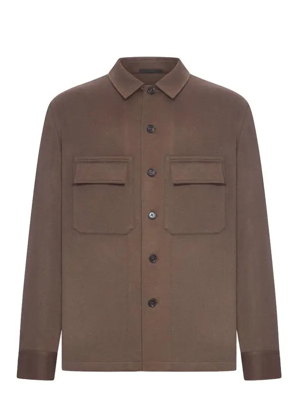 Zegna Cashmere Overshirt - Multicolor
