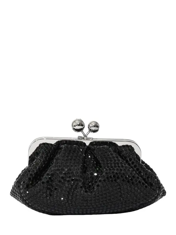 Max Mara Embellished Clutch - Gray