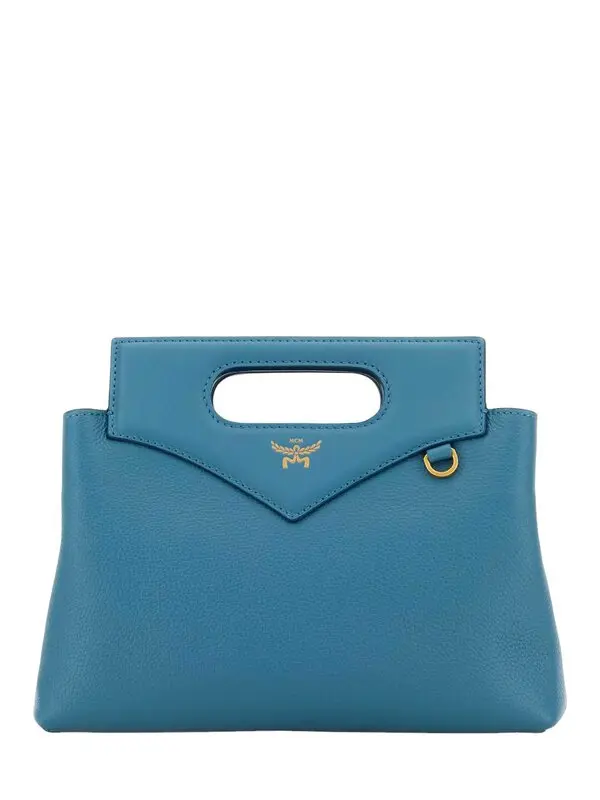 Mcm Mini Soft Diamond Handbag - Blue