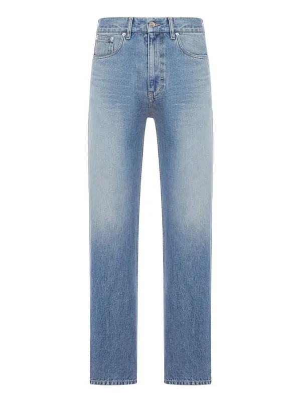 Gucci Slim-fit Cotton Denim Trousers - Blue