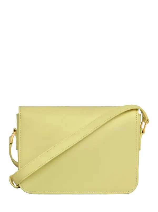 Celine Teen Triomphe Leather Crossbody Bag - Multicolor