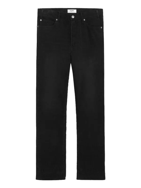 Celine Wesley Corduroy Jeans - Black